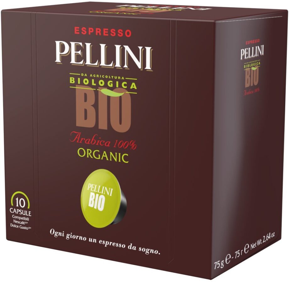 Pellini Biologica Arabica 100% Dolce Gusto 10kaps – PROMET AROMA d.o.o.